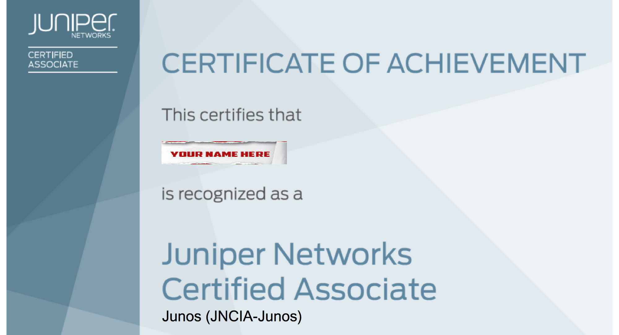 Get Your Juniper JNCIA Exam Any Track for 50 pounds - Skill Nuggets